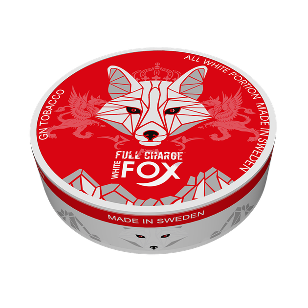 White Fox Full Charge | Nicotine Pouches at Whitepouches.com