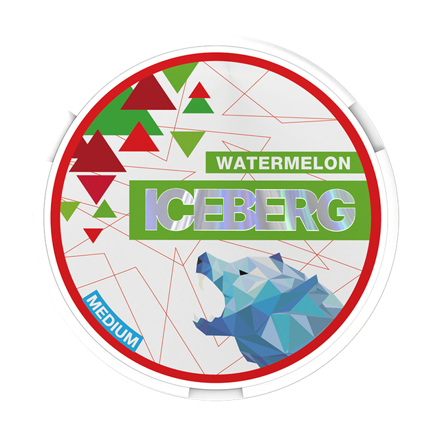 Iceberg Watermelon Medium | Nicotine Pouches at Whitepouches.com